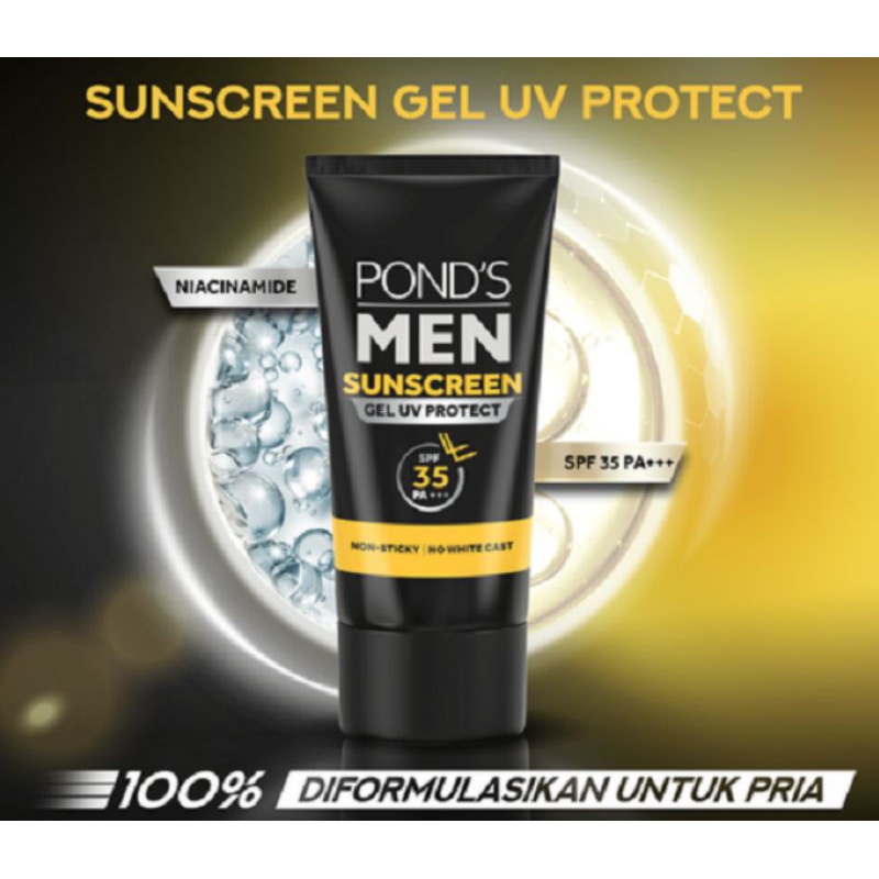 Ponds MEN Sunscreen Gel Spf35 30gr | Shopee Philippines