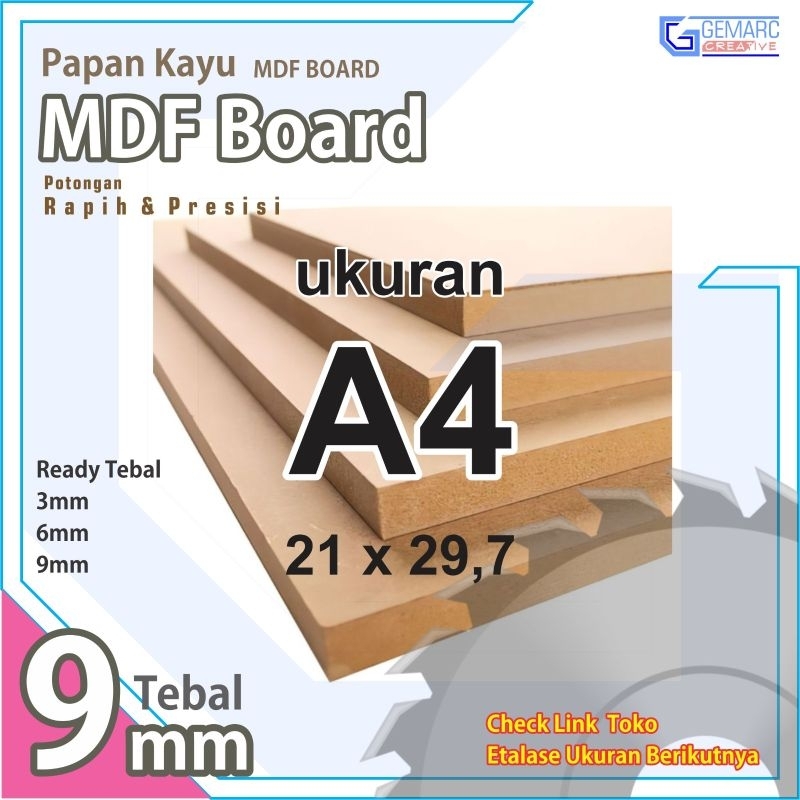 Mdf A4 - Mdf 9mm A4 Size | Shopee Philippines