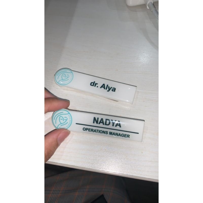 Magnetic Chest Name Tag | Shopee Philippines