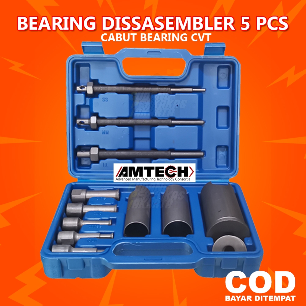 Amtech Treker Bearing Puller 5 Pcs Disassembler Open CVT Matic Bearing ...