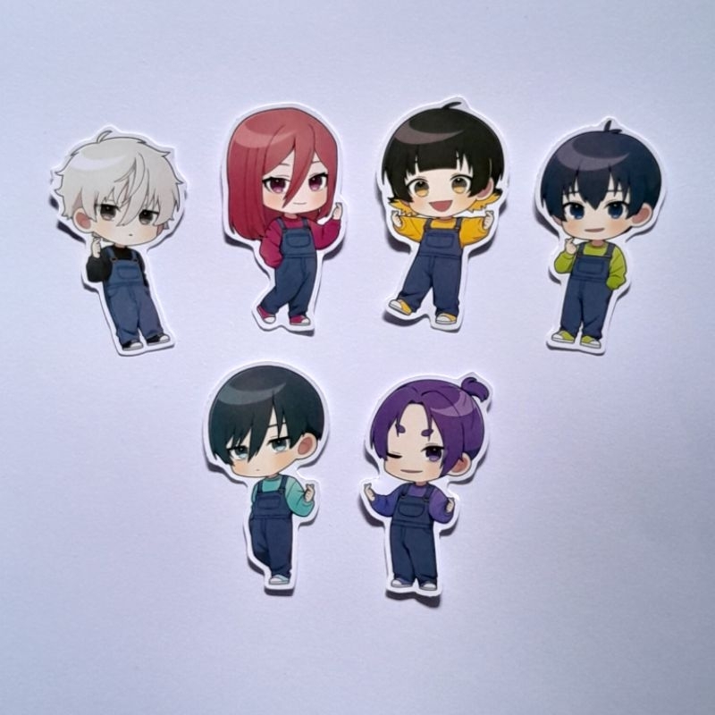 [ST-PA-32] Sticker Set Anime Blue Lock Chibi Sticker Anime Blue Lock ...