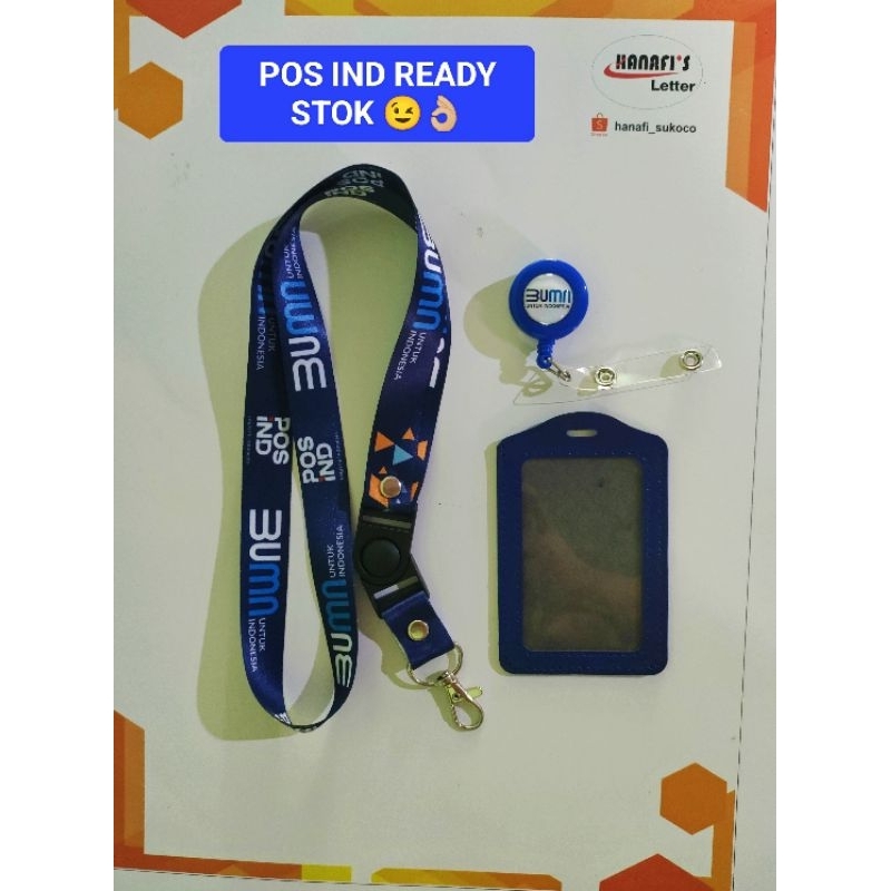 Pos IND Latest Pos Indonesia id card strap Single printing Lanyard ...