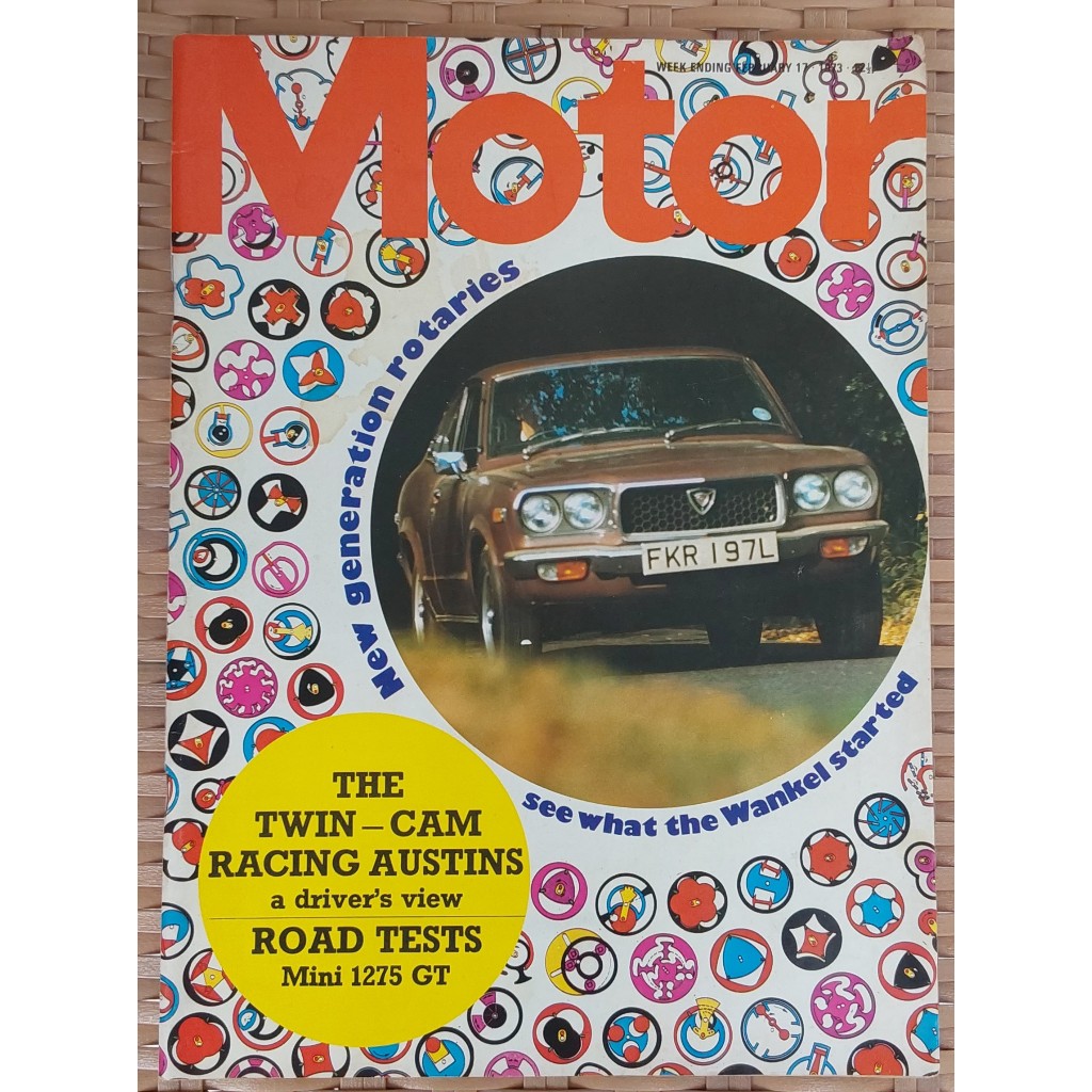 Very RARE - Motor Magazine February 1973, (English/English book ...