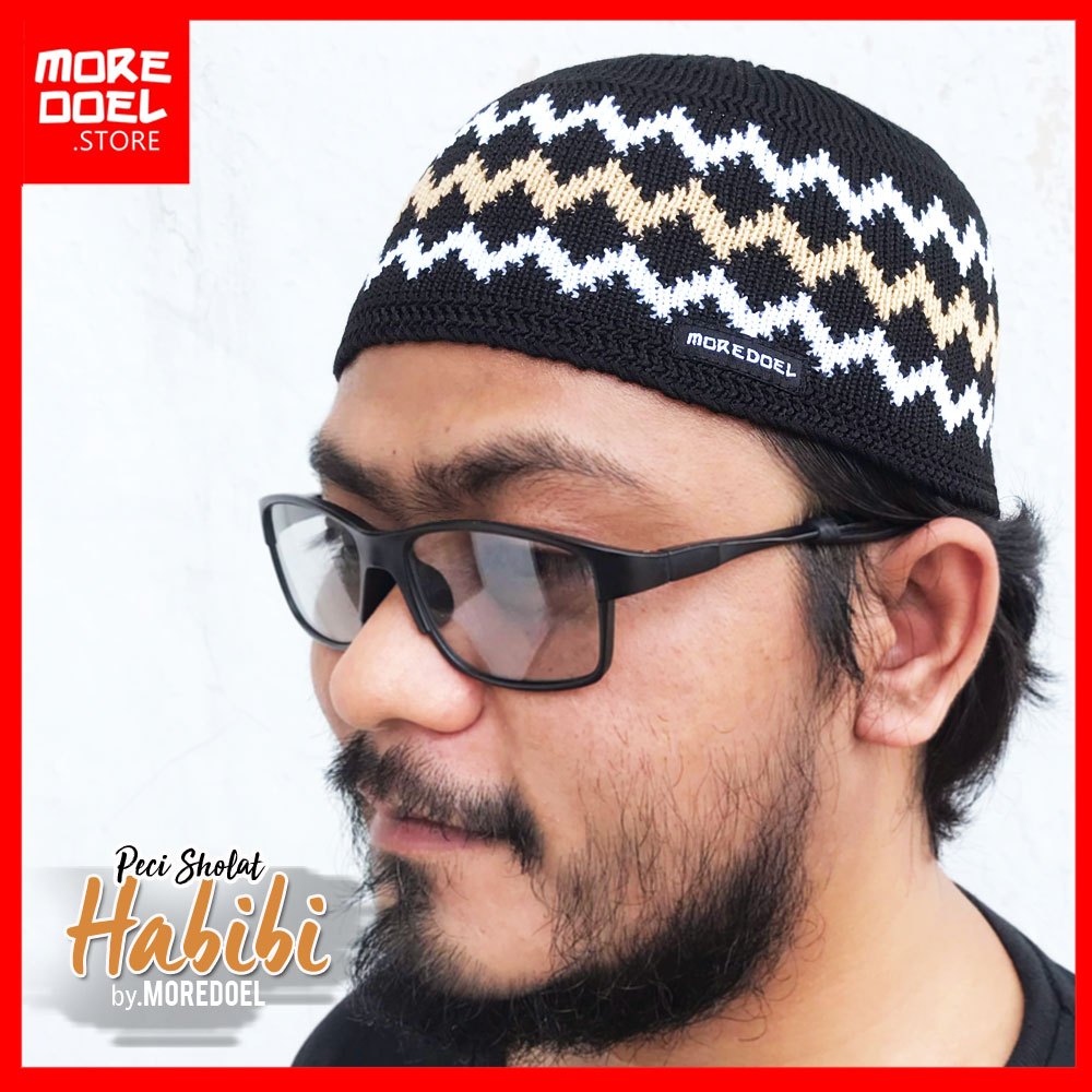 Habibi Motif Knitted Cap By Moredoel Soft And Comfortable To Wear For ...