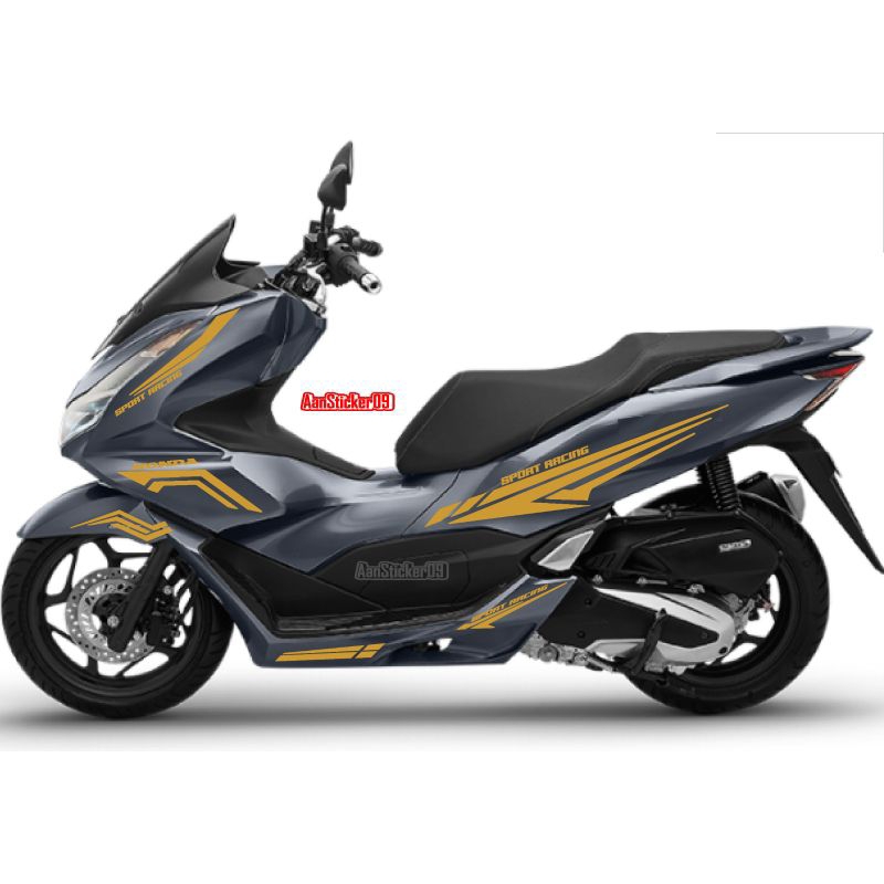 Honda pcx 160 v3 body trim striping new pcx 160 body trim sticker ...