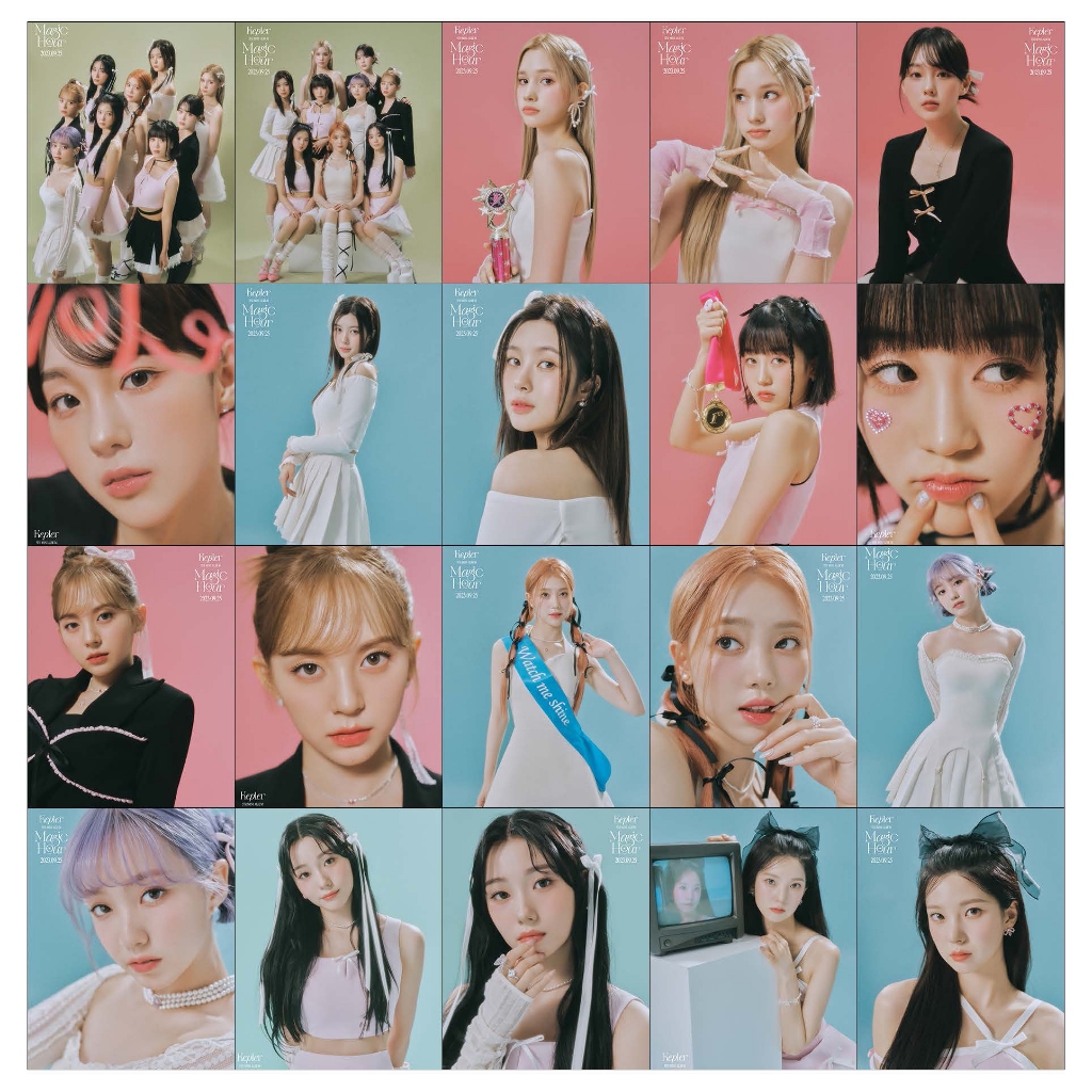 Mini STICKER KEP1ER MAGIC HOUR (Content: 20pcs) STICKER CHROMO KPOP ...