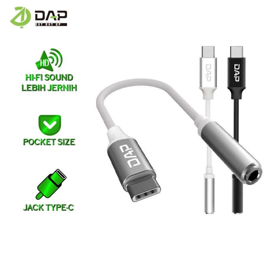 Dap D-AU04N Converter Audio Splitter Type C to Jack 3.5mm | Shopee ...