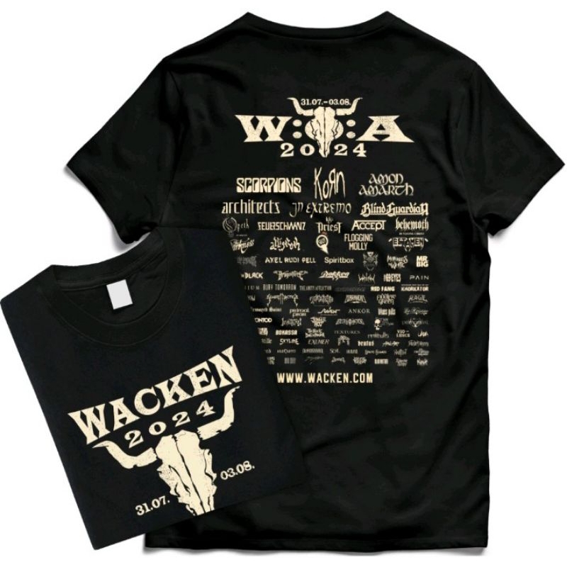 T-shirt Kids Adult Unisex Rock Metal Band Wacken Concert open air ...