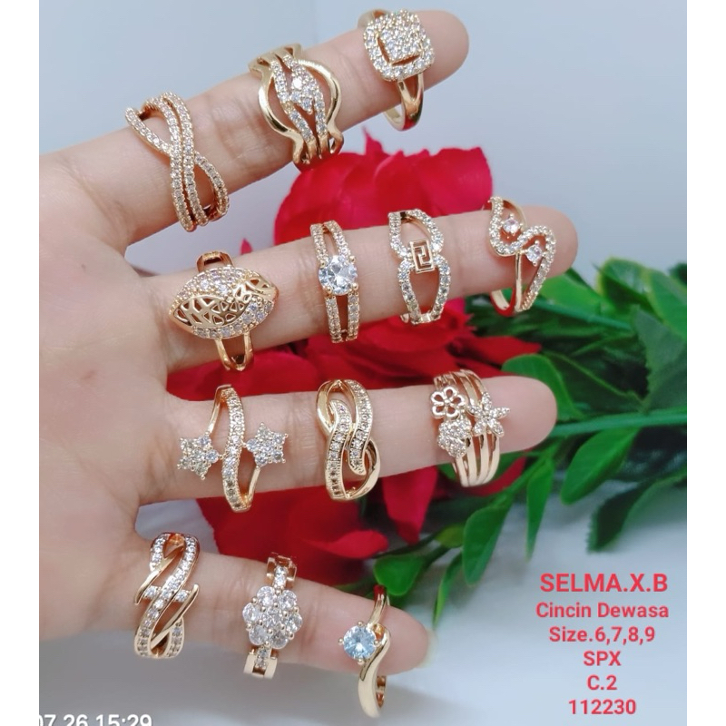 Xuping Titanium Copper Ring Gold Plated Jewelry Accessories Not Easy to ...