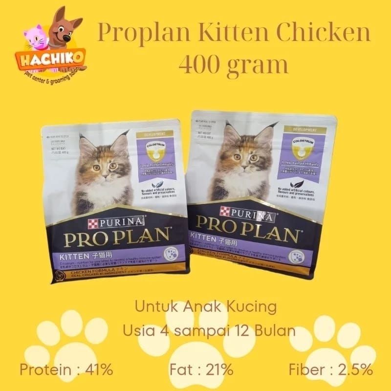 Proplan Kitten Chicken 400gr Freshpack / Proplan Dry Food Kitten ...