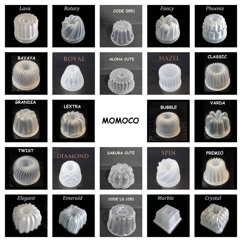 Chocolate Pudding Mold Agar Agar Jelly Cake Pan Mini Pudding Bavaya ...