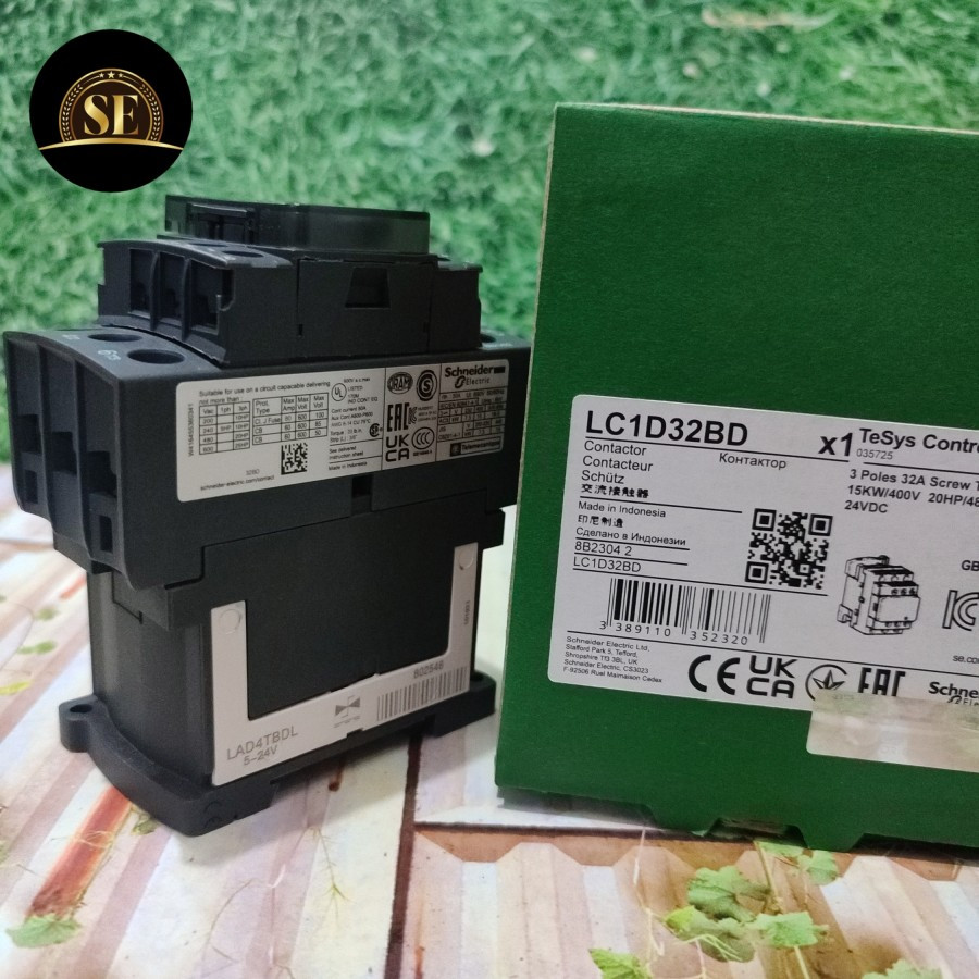 Schneider Electric Contactor LC1D32 BD LC1D32BD 24VDC | Shopee Philippines