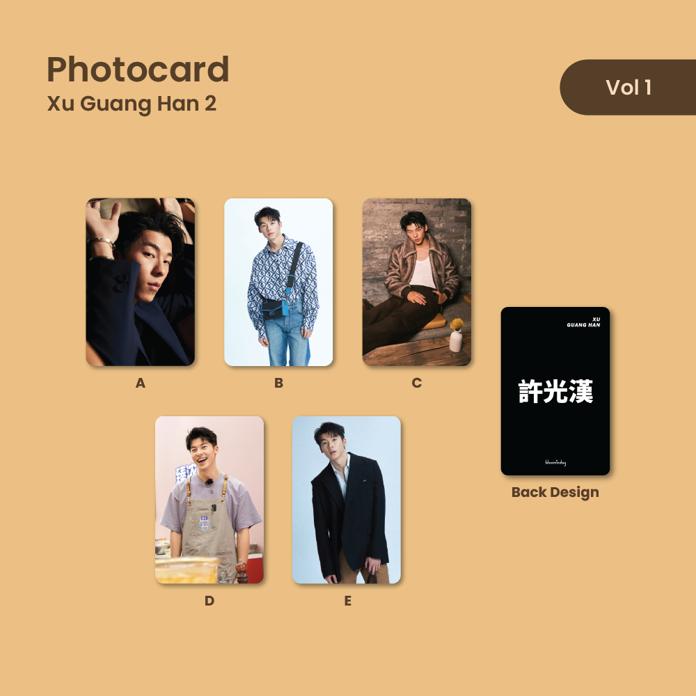 Xu Guang Han / Greg Hsu 2 Unofficial Photocard | Shopee Philippines