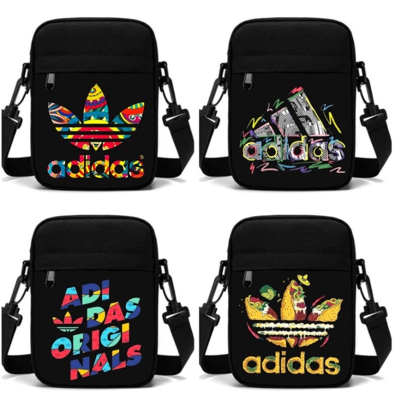 HITAM Black Sport Distro Sling Bag Material 100% Cordura Canvas ...