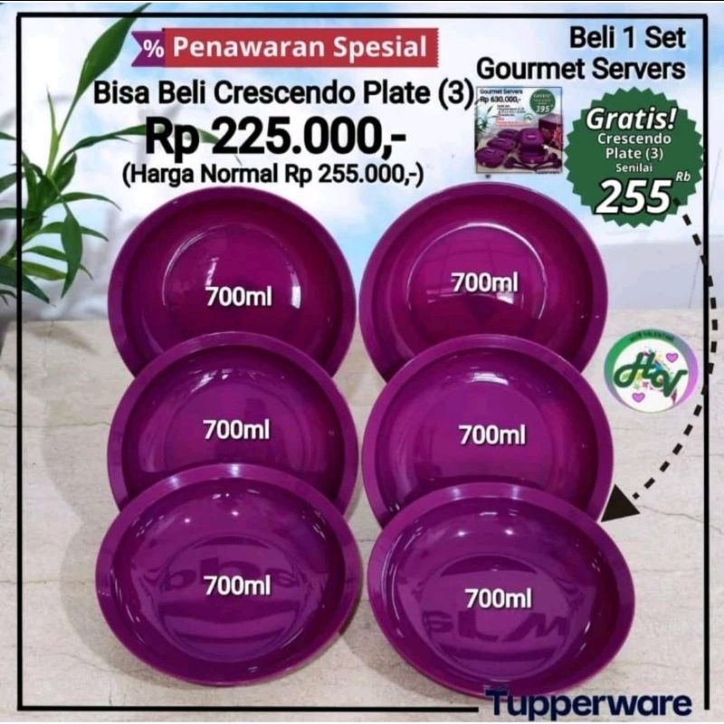 UNGU Tupperware - Latest Purple Crescendo (Get 6 Pcs) | Shopee Philippines