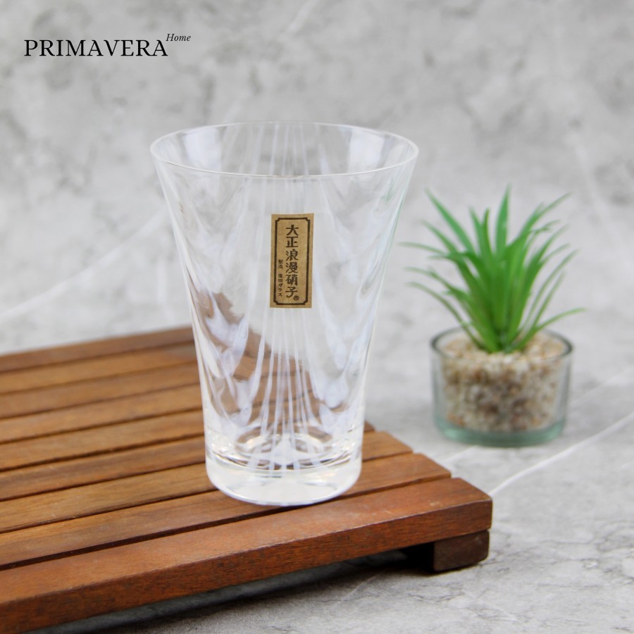 Hirota Glass Taisho Roman Wave Soda Cup Made in Japan | Shopee Philippines
