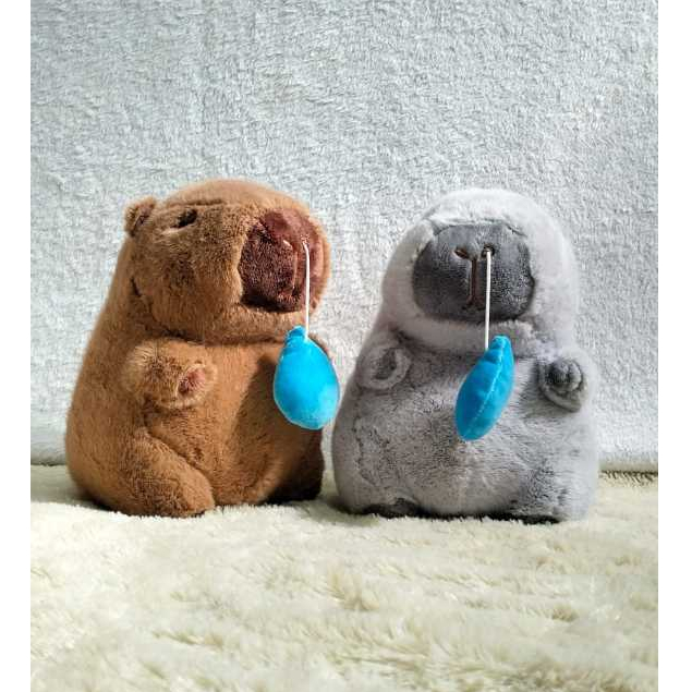 Animal Capybara Doll Capybara Snot Pull Snort Plushie 20 cm CBT ...