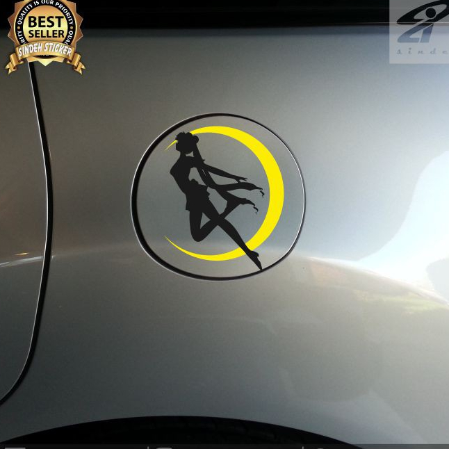 CUTTING STICKER CAR SAILOR MOON COOL CUTE TANK COVER CAR STICKER ...