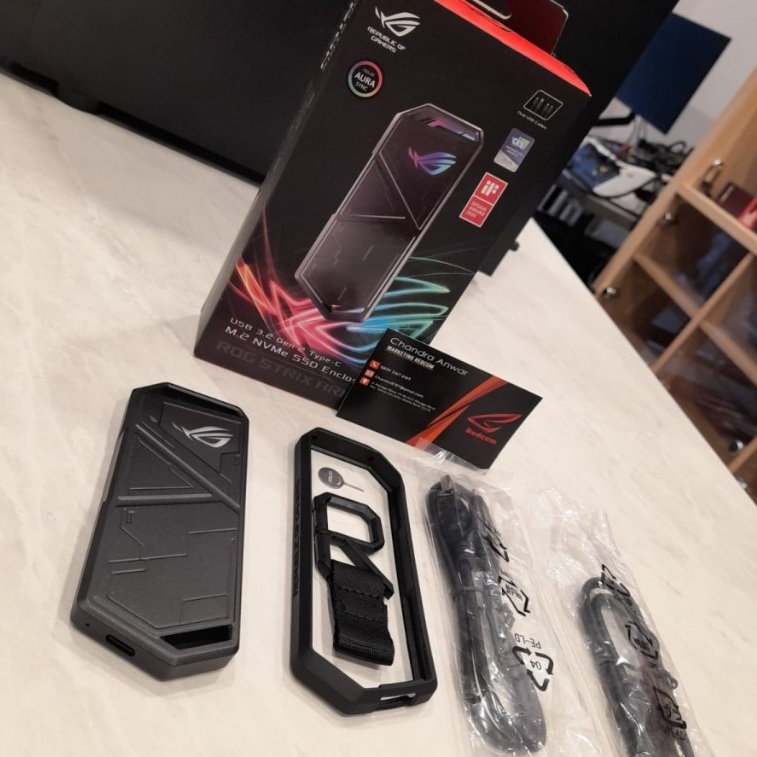 Asus Rog Strix Arion M.2 NVMe SSD Enclosure - Enclosure SSD Asus BNOB ...