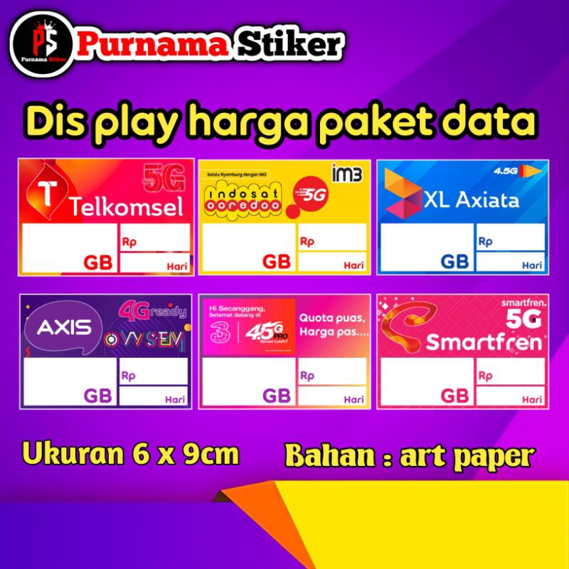 Price Tag Voucher Counter all Operators/Accessories Counter Pulse ...