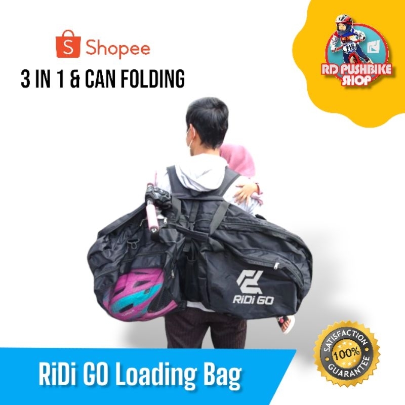 The First 3-in-1 Push Bike Bag in Indonesia, Can Be Carried / Balance ...
