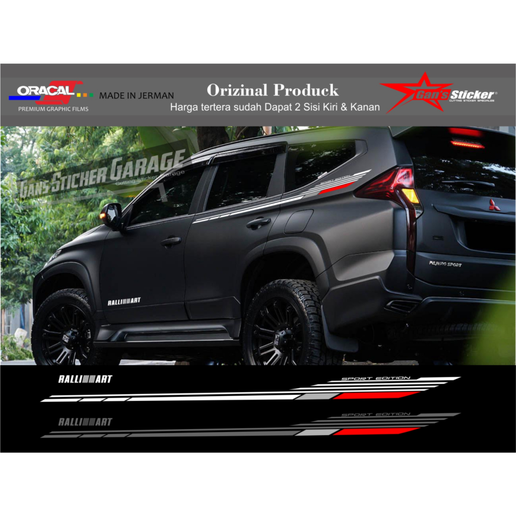 Pajero sport stickers 2022 2023 pajero sport accessories custom pajero ...
