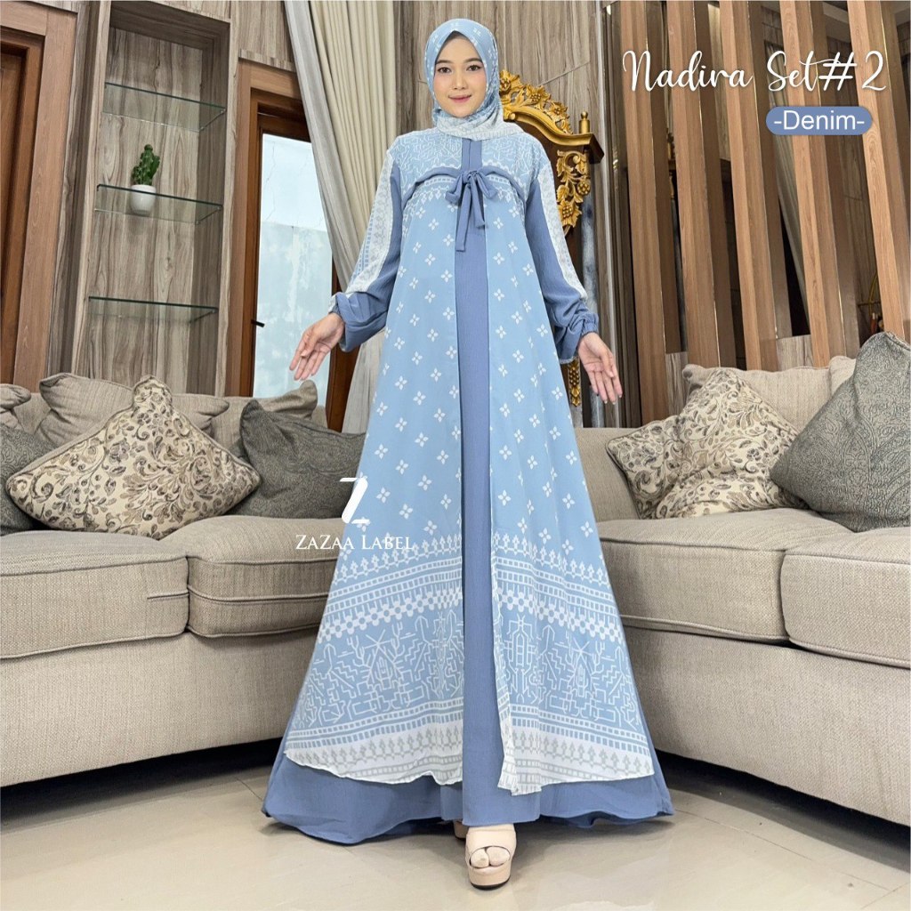 Zazaa Label - hijab set- muslimah Clothing set- Women's syari set 2024 ...