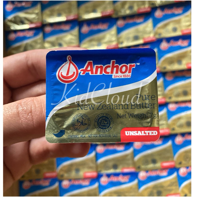 ANCHOR Butter Minidish 7 gr per 10 PCS Unsalted Butter Portion Mini Jam ...