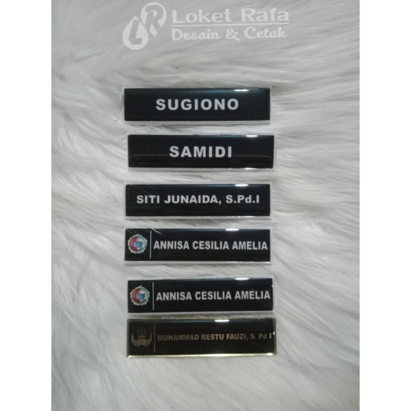 Acrylic Brass Name Tags, Chest Names, Name Beds, Nameplates | Shopee ...