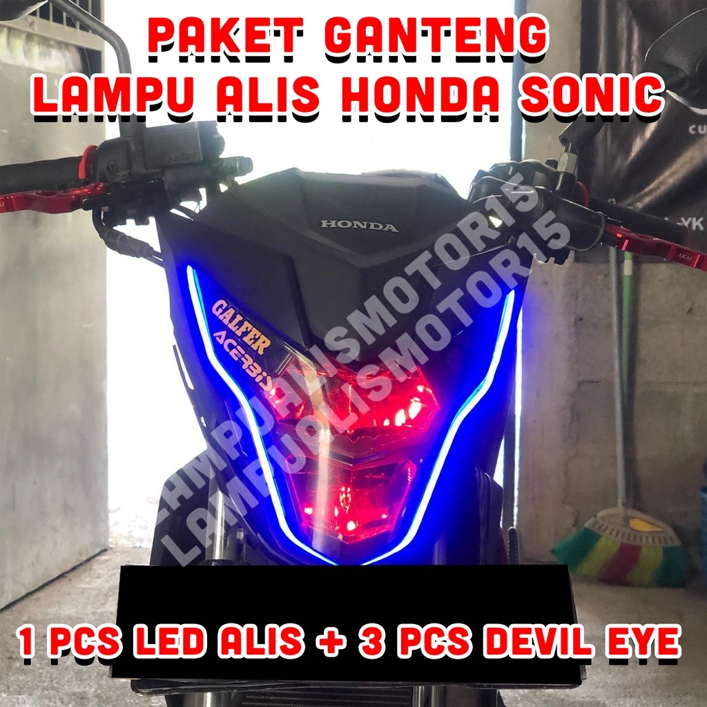 Ready To Use Package SONIC Eyebrow Lights 150 BONUS DEVIL EYES/HONDA ...