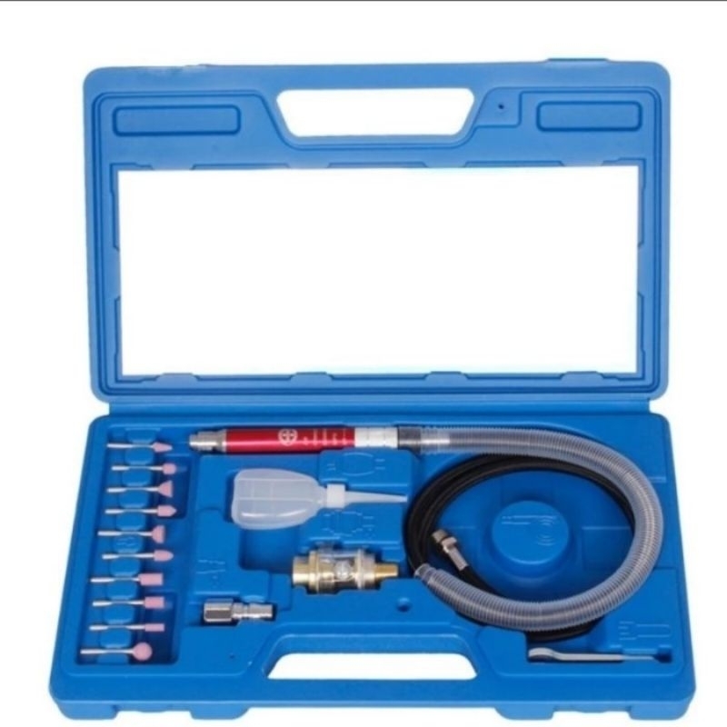 Mollar MLR ATPK01 Mini Compressor Air Grinder Set 17pcs | Shopee ...