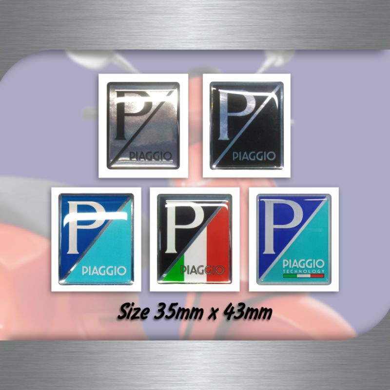Vespa Piaggio Tie Emblem/Piaggio Embossed Sticker | Shopee Philippines