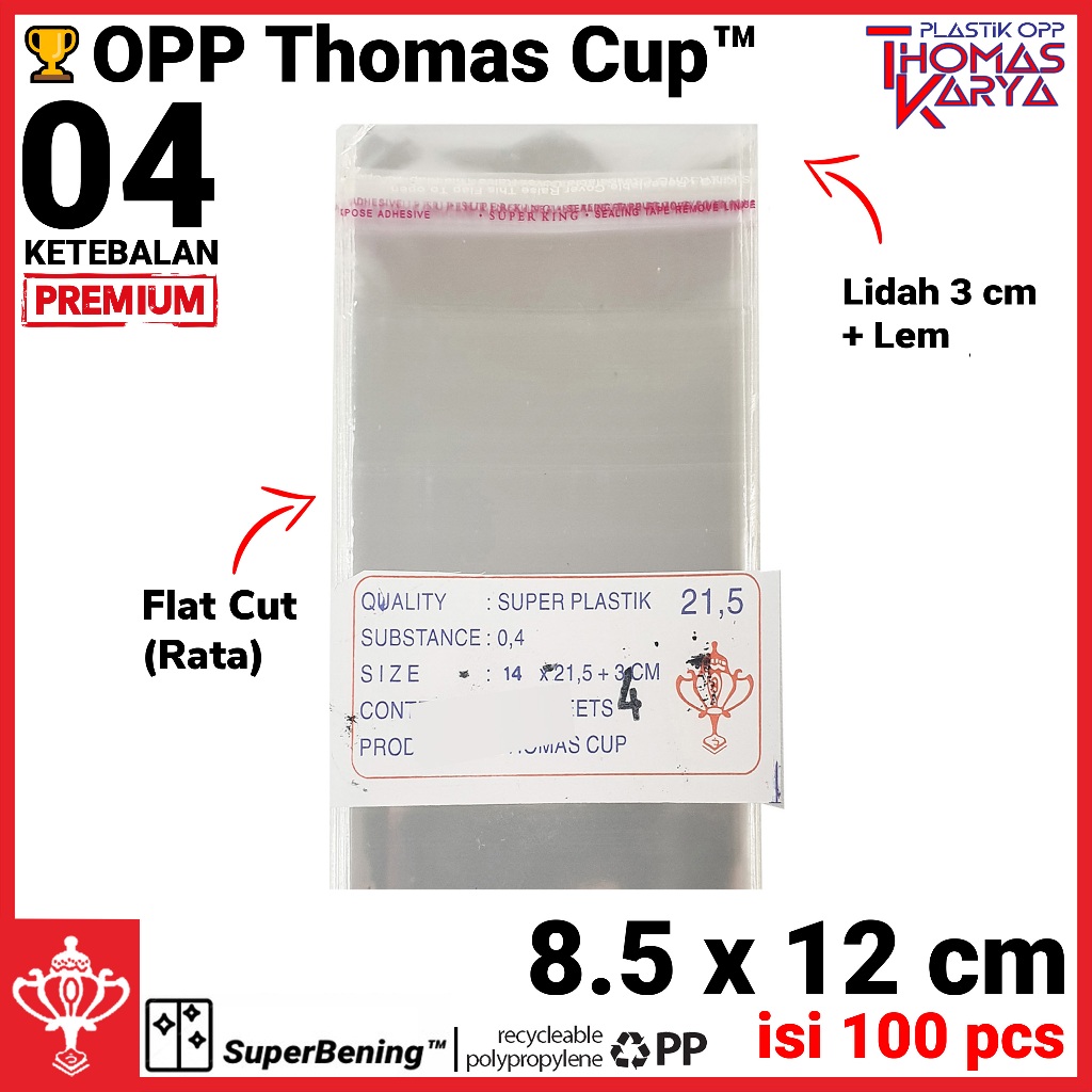 Opp Plastic 8,5x12 THICK Clear Bags A7 Paper Packaging Sweet Bread Cake Brownies Invitation ...