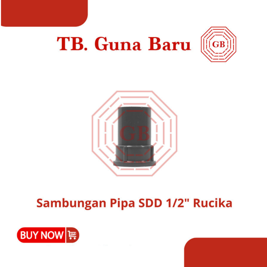 Pvc Pipe Connection SDD AW 1/2" Socket Drat In AW 1/2 Inch Rucika ...