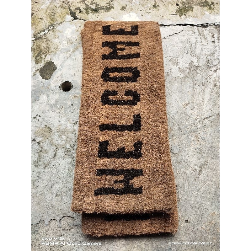 Welcome Thick 100X50X5Cm Coconut Coir Fiber Mat | Shopee Philippines