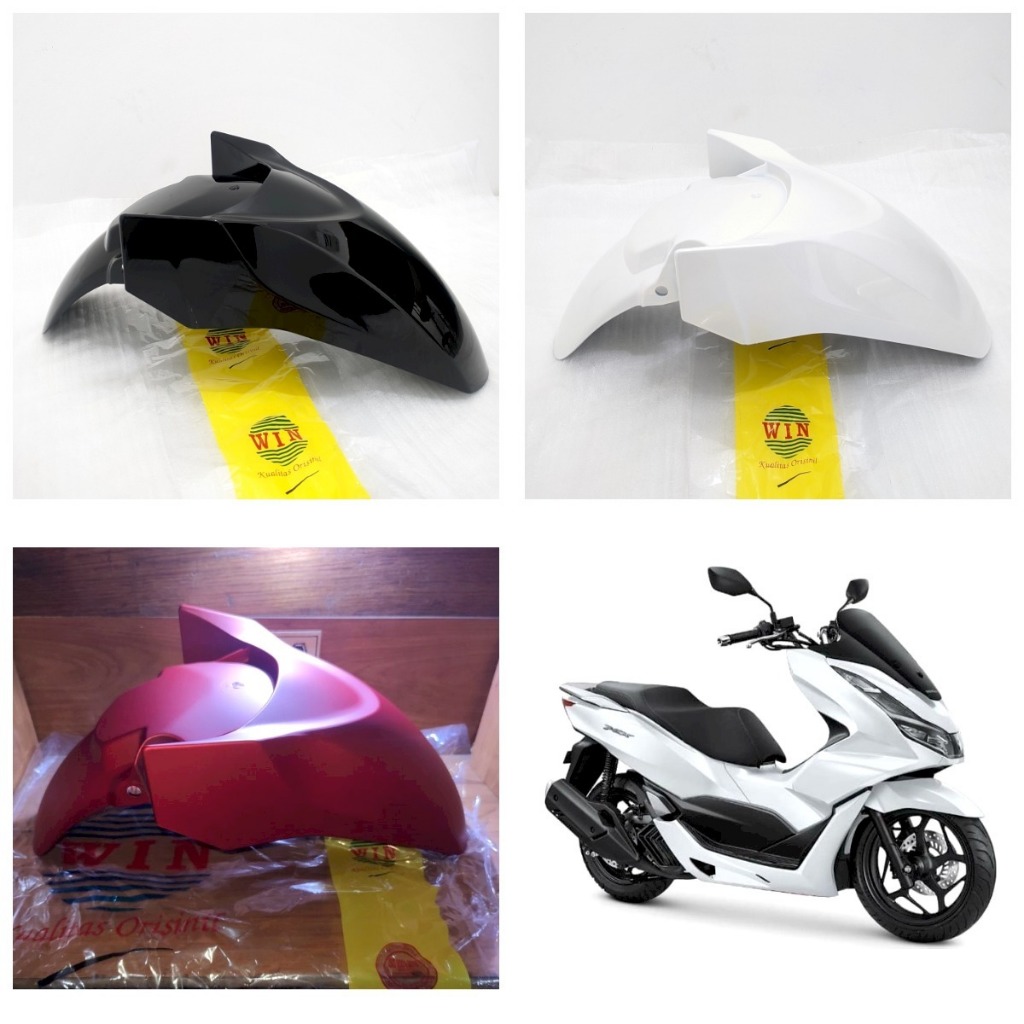 HITAM PUTIH MERAH New PCX 160 K1Z / e:HEV Front Fender 2021 2022 2023 ...