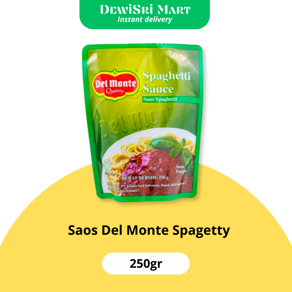 Delmonte Spaghetti Sauce 250gr - Dewi Sri Mart | Shopee Philippines