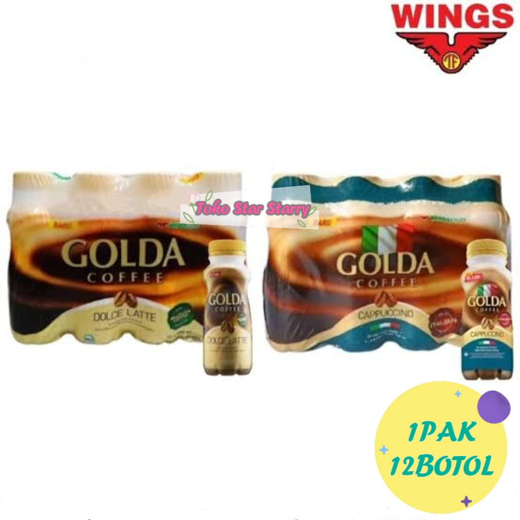 [Instant] Golda Coffee Dolce Latte Bottle 200 ML x12 Ready to Drink ...
