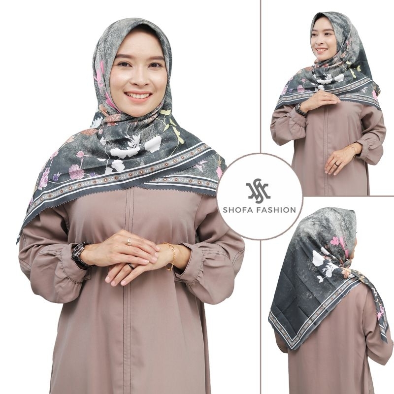 Shofa fashion - Hijab Square motif digital printing Series QasidaPart2 ...