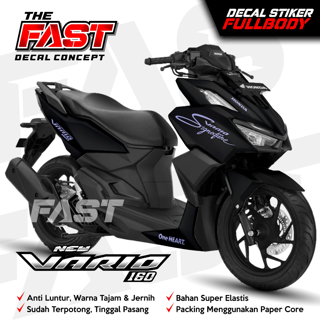 Vario 160 decal sticker, full body motif decal sticker, can customize ...