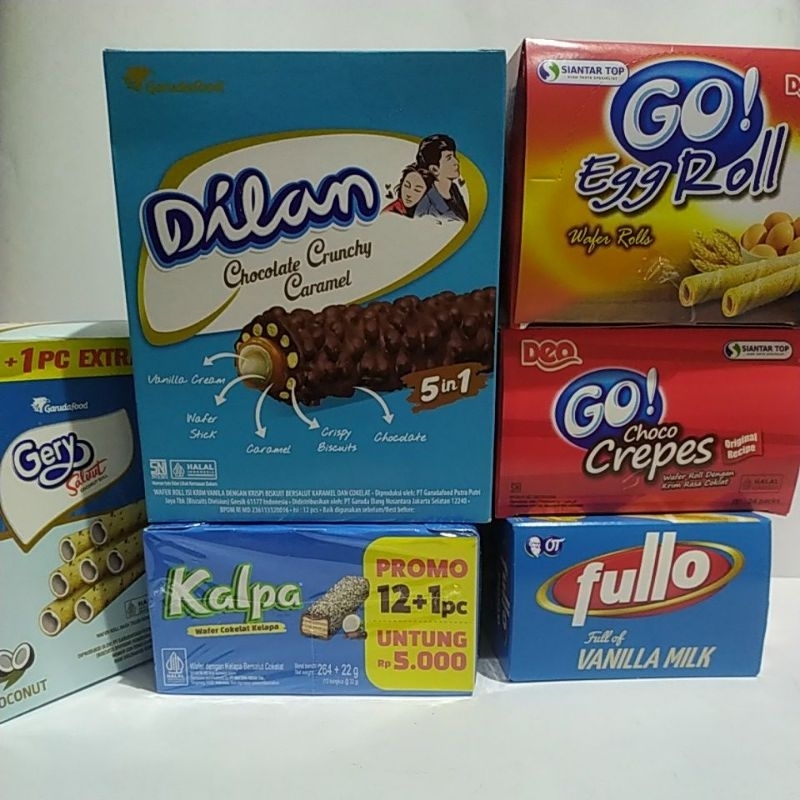 Light snack box package 2 boxes mix Kalpa dilan gery coconut bundling ...