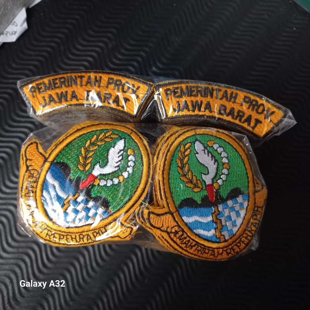 1 set Of West Java Province Government logo full Embroidery | Shopee ...