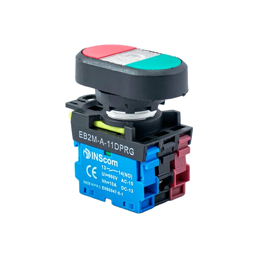 TOMBOL PUSH BUTTON PRESS DOUBLE SWITCH / PUSHBUTTON CONTROL ON OFF ...