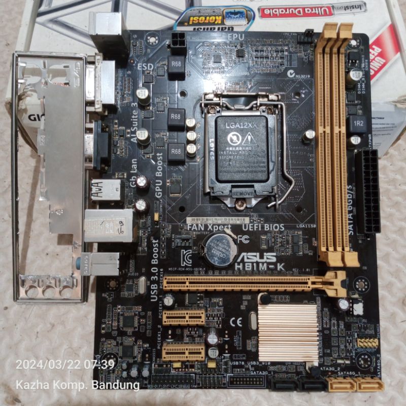 Asus H81M-K Socket 1150 Haswell gen4 | Shopee Philippines