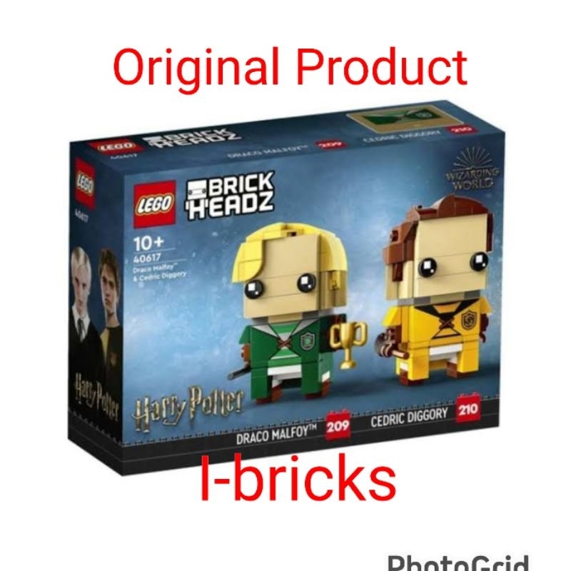 LEGO Brickheadz 40617 Draco Malfoy & Cedric Digory | Shopee Philippines