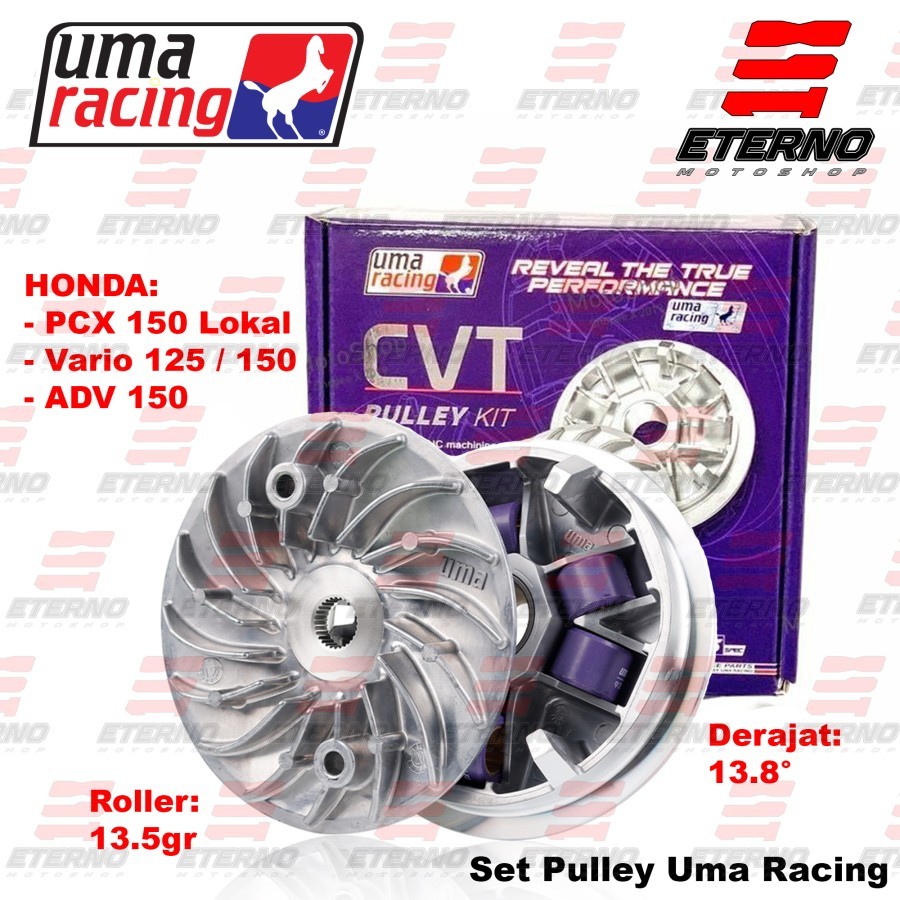 Pulley Kit CVT Home Roller Set Uma Racing Honda Vario PCX ADV 125 150 ...