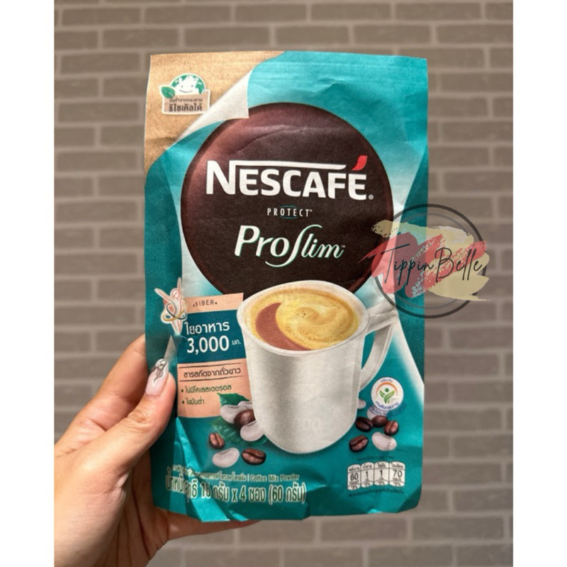 Nescafe Proslim Coffee Low Fat and Calories 4 Thai origin | Shopee ...