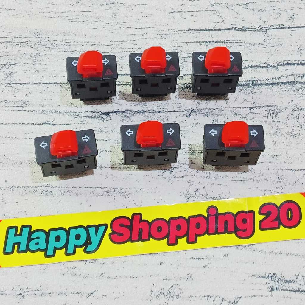 TOMBOL MERAH Turn signal switch button / sen / sign + red honda hazard ...