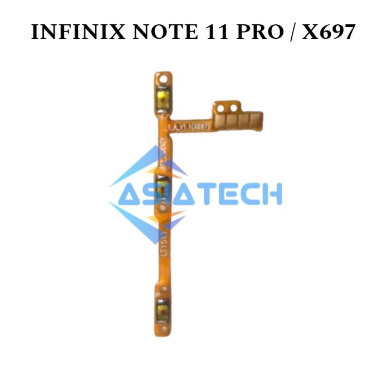 TOMBOL Flexible ON/OFF+VOL INFINIX NOTE 11 PRO X697 FLEXIBEL POWER ON ...