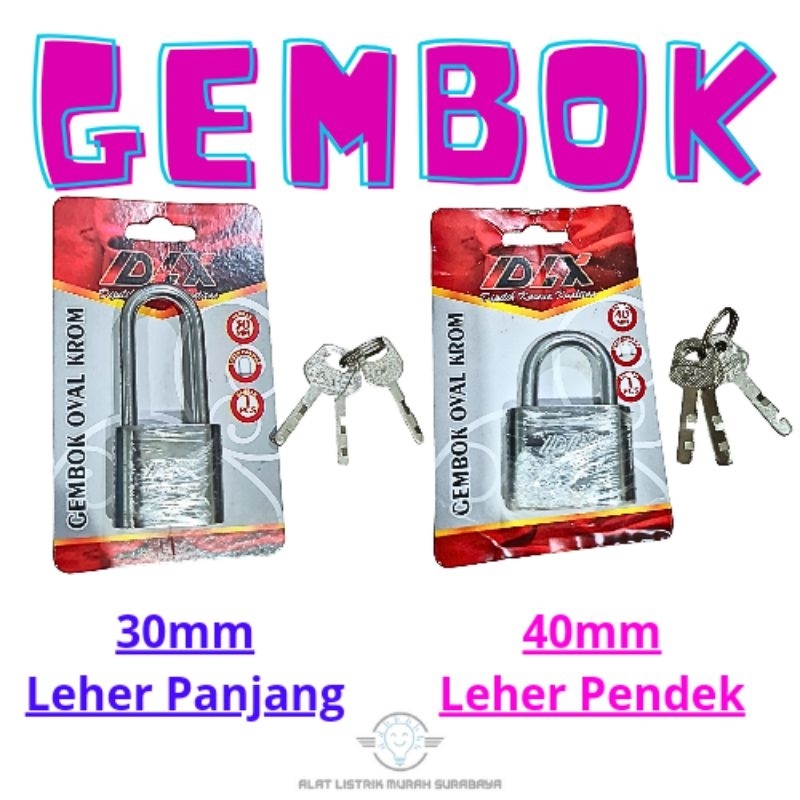 30mm/ 40mm DLX. Long Neck House Padlock | Shopee Philippines